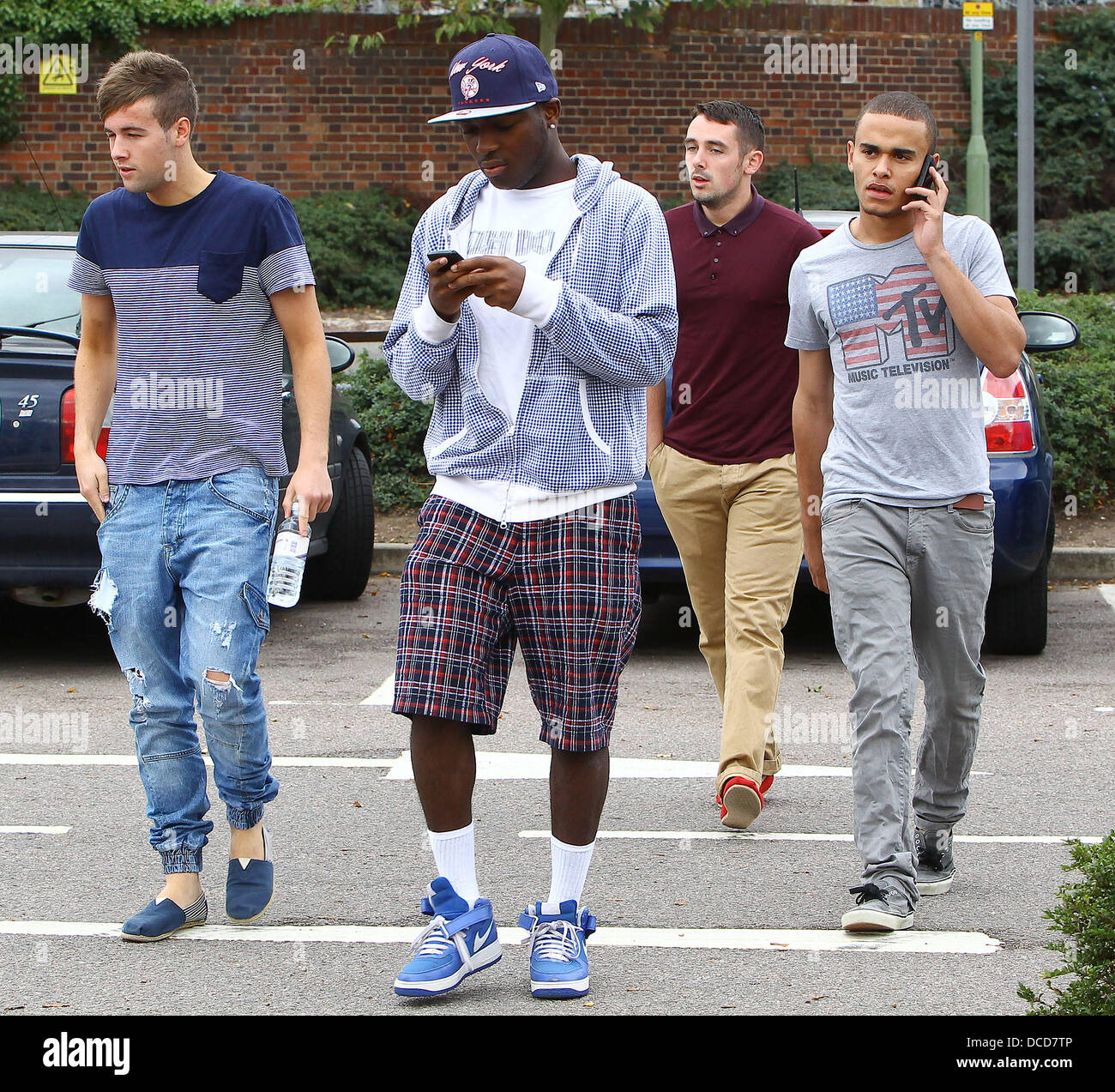 X Factor Finalists Andrew Merry, Derry Mensah, Charlie Healy, Ashley ...