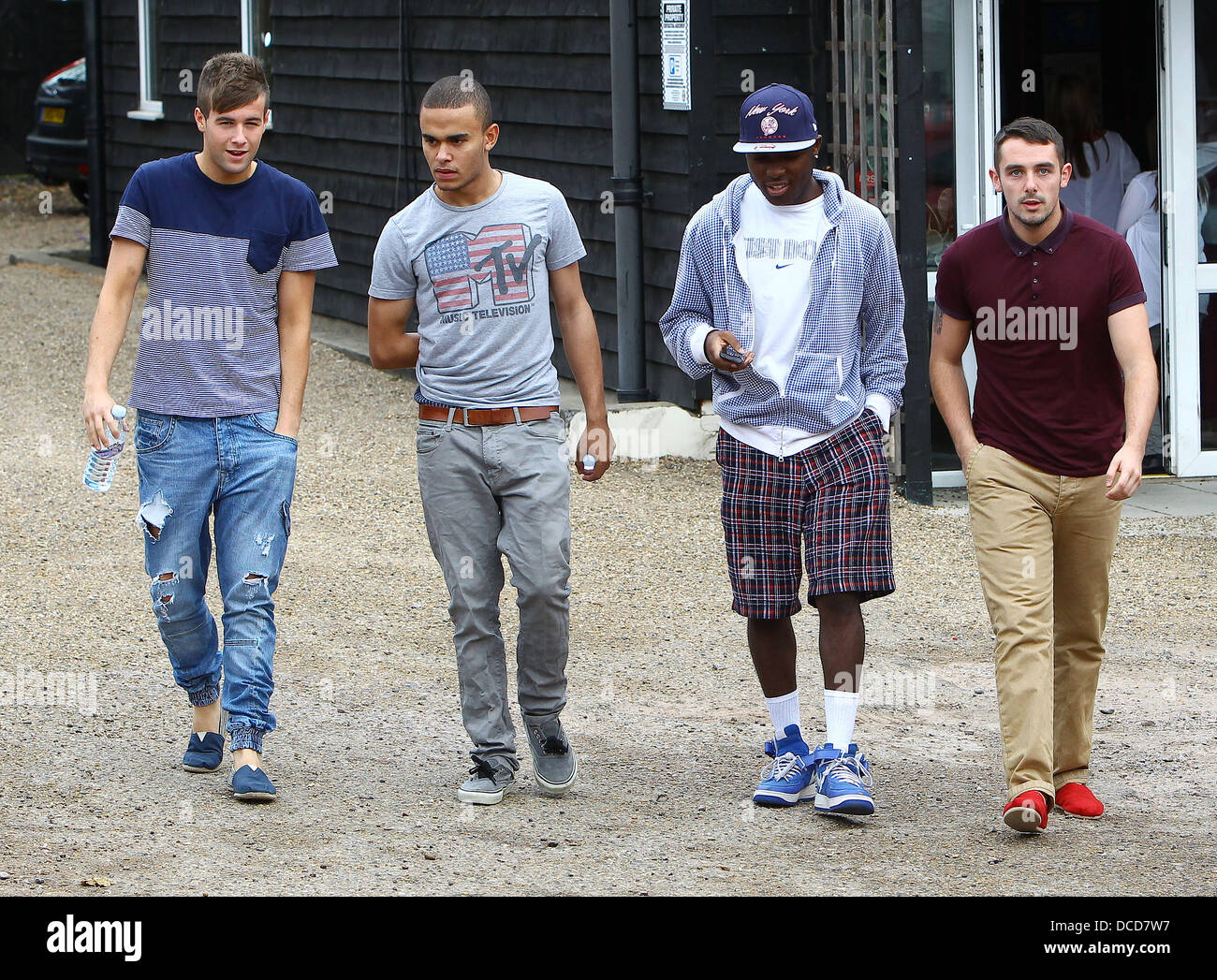 X Factor Finalist Andrew Merry, Ashley Baptiste, Derry Mensah, Charlie ...