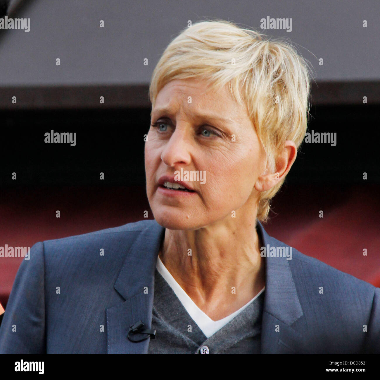 Ellen DeGeneres at The Grove to film an appearance for the ...