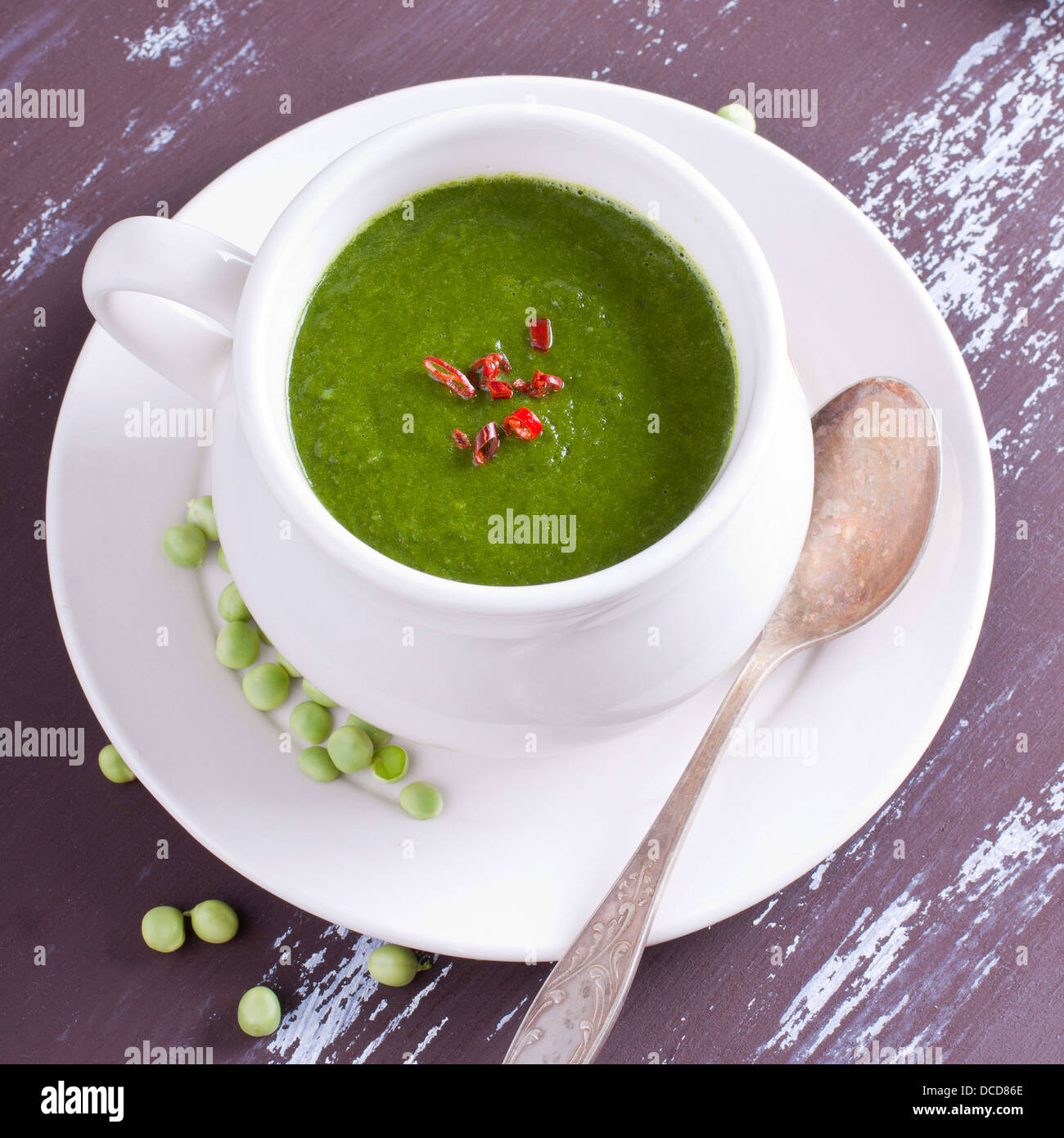 Full plate of soup hi-res stock photography and images - Alamy