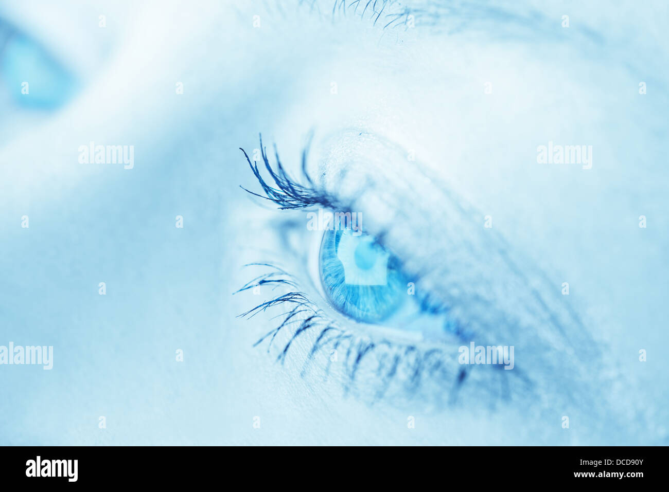 beautiful blue eyes Stock Photo - Alamy