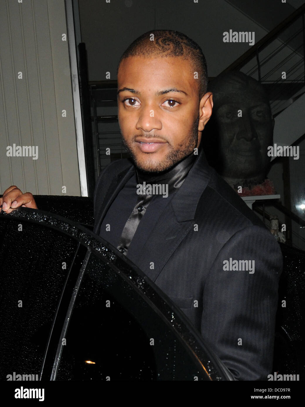 JB, real name Jonathan Gill, of JLS outside Mahiki nightclub London ...