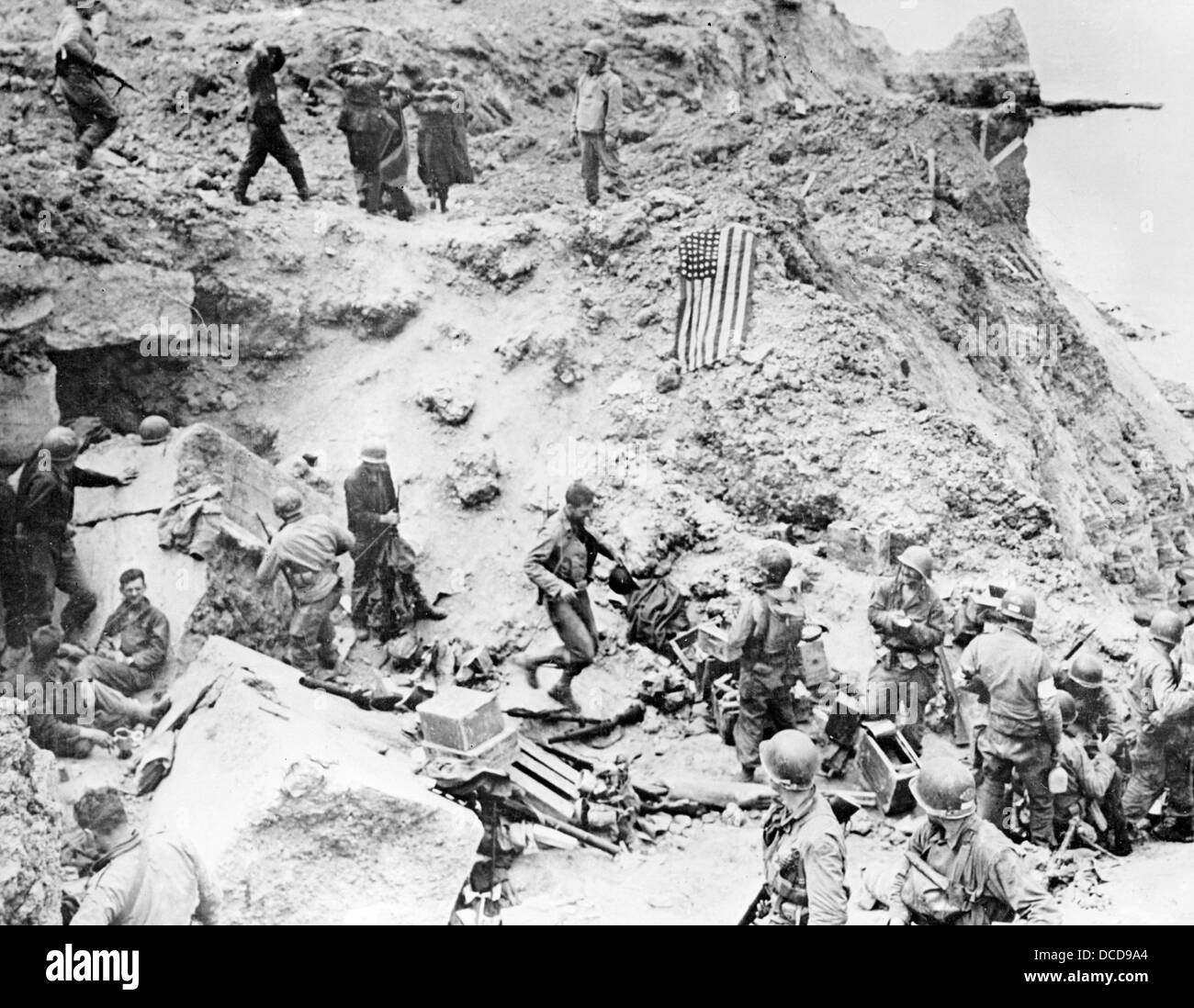 Attack of the Allied forces on the German-occupied northern parts of ...