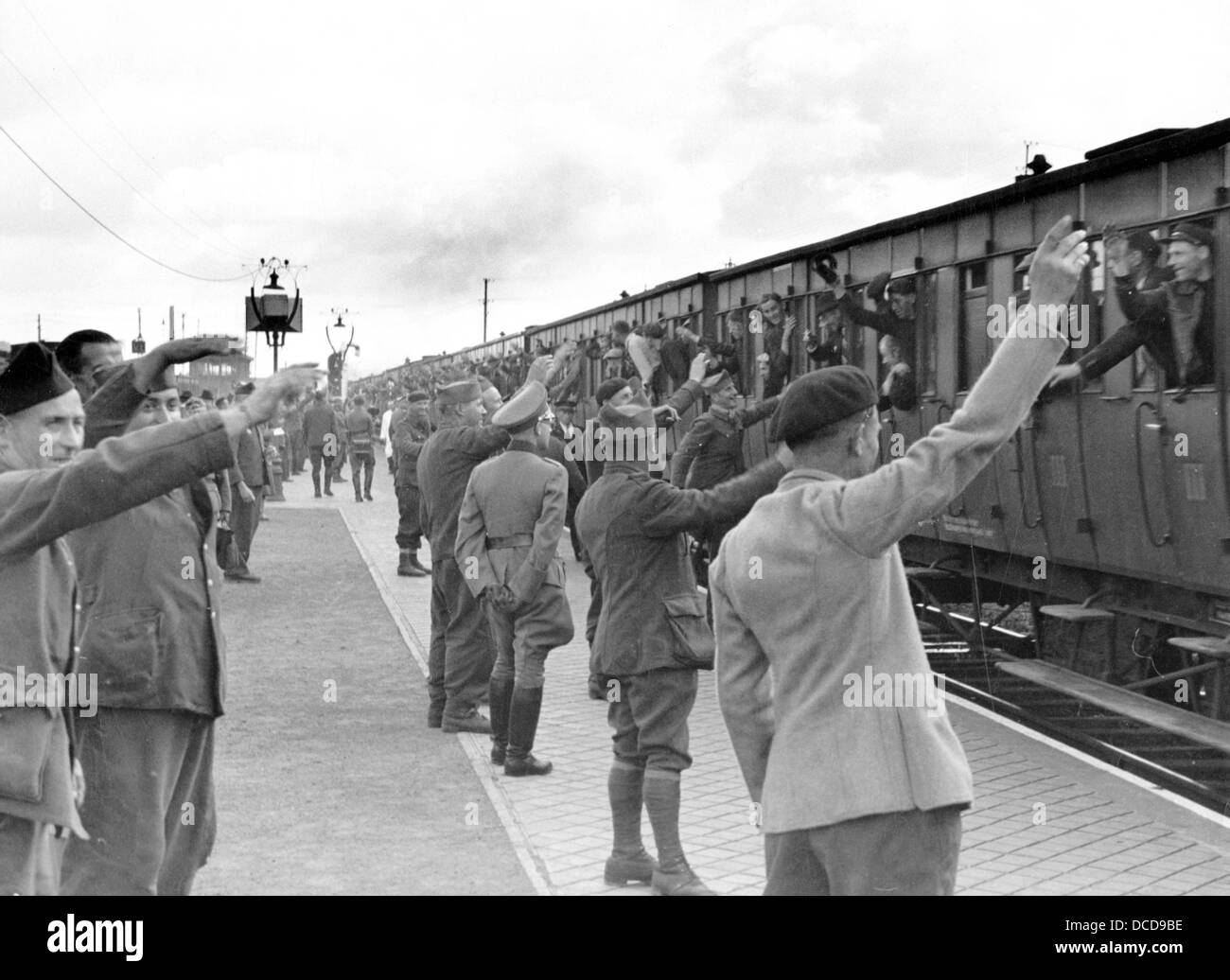 Vichy french troops Black and White Stock Photos & Images - Alamy