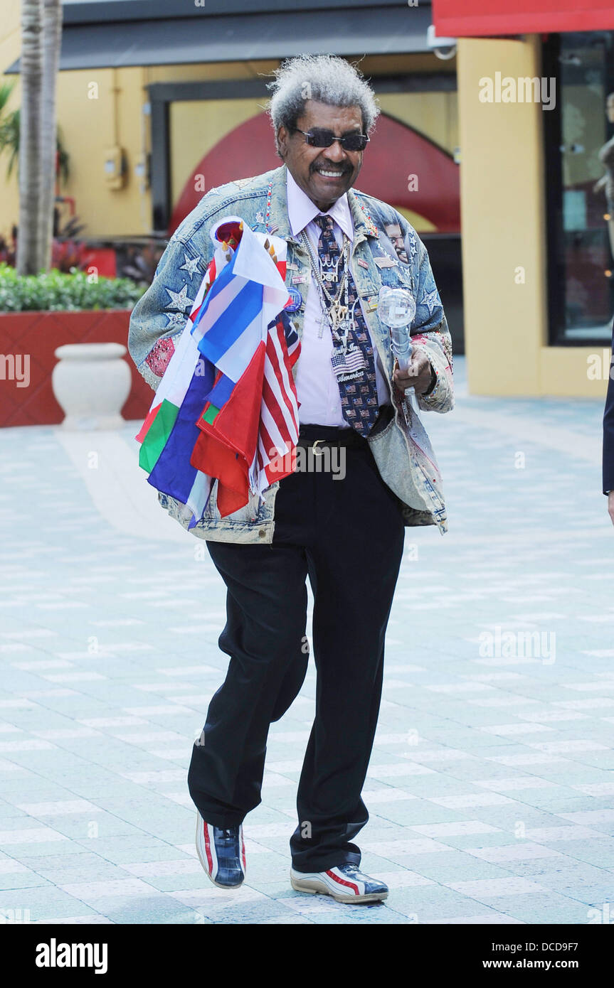 Don King makes an appearance to promote the upcoming "Viva Don King ...