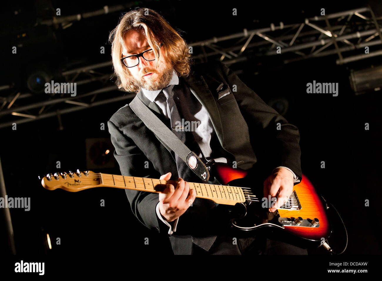 Fred Abbott of indie folk band Noah and The Whale perform at Rock City ...