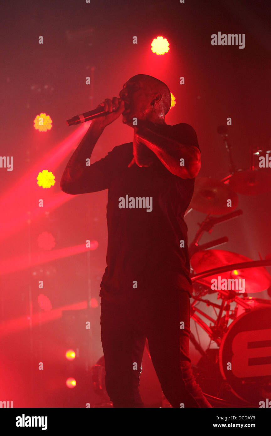 MC Rage of Chase and Status performing at the O2 Academy. Birmingham ...