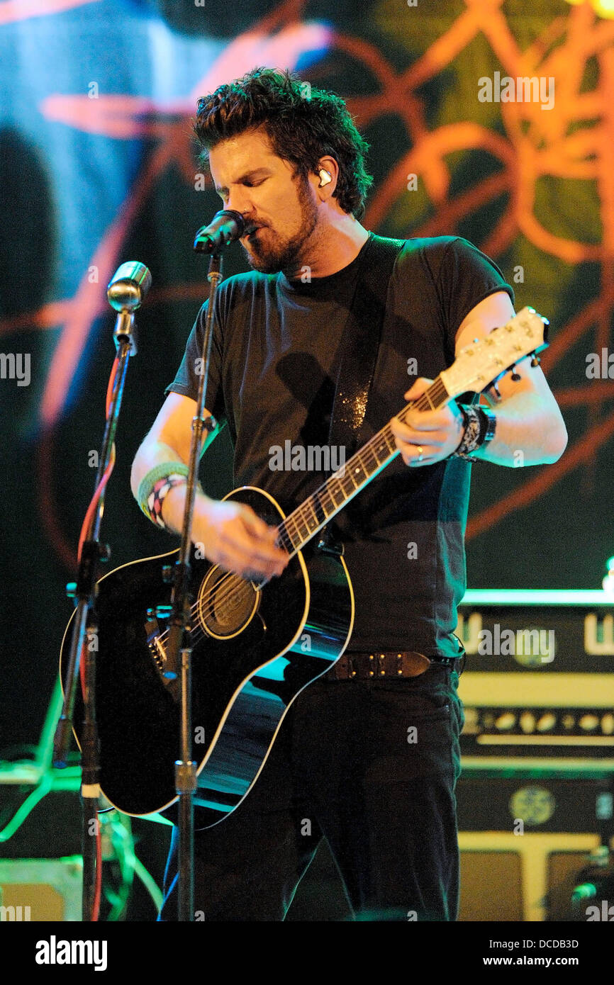 Matt Nathanson performs on stage at The Opera House during his 'All ...