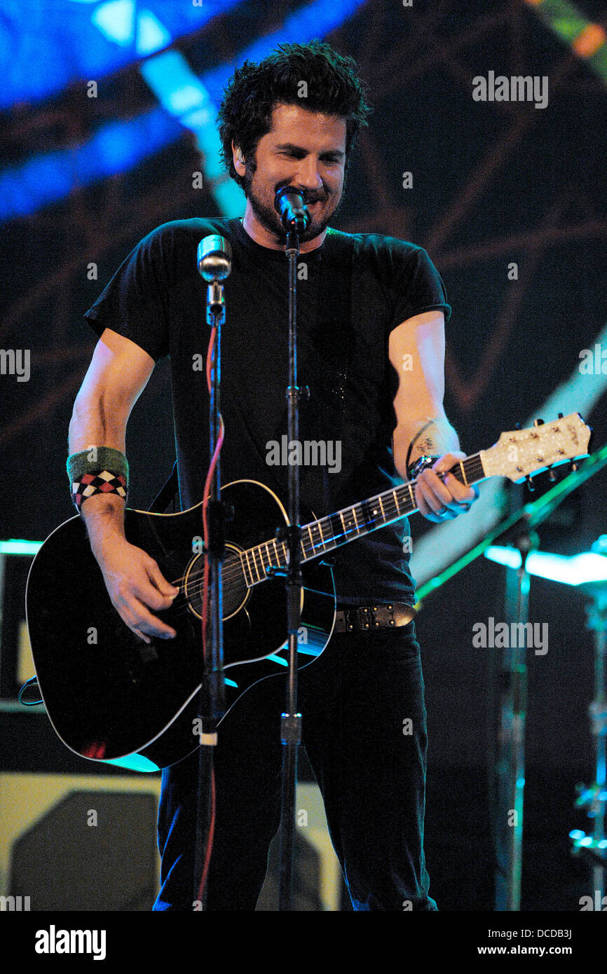 Matt Nathanson performs on stage at The Opera House during his 'All ...
