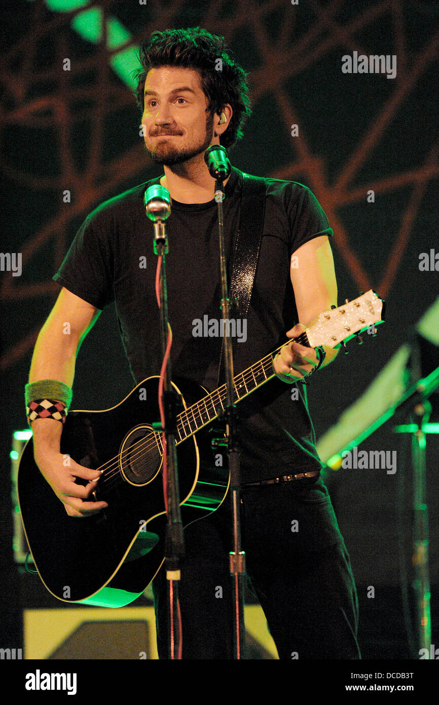Matt Nathanson performs on stage at The Opera House during his 'All ...