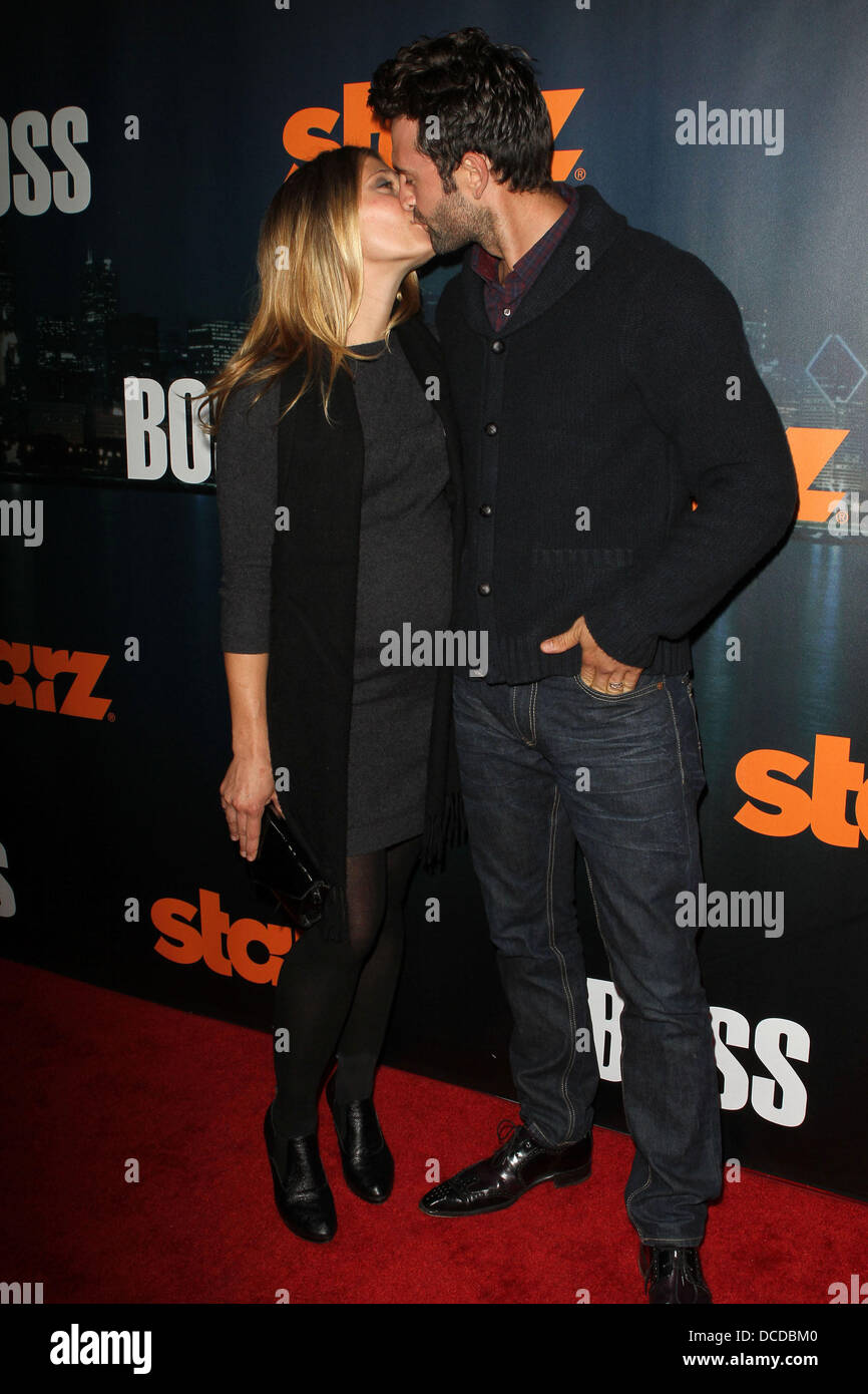 Spencer Grammer (L) and husband James Hesketh The season premiere of ...