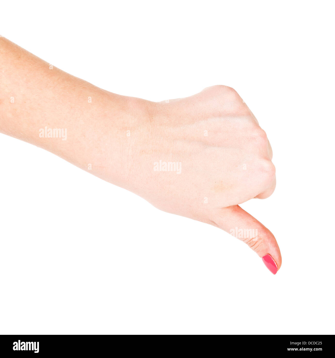 Signaling disapproval hi-res stock photography and images - Alamy