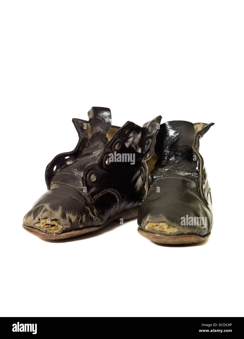Worn vintage shoes Stock Photo - Alamy