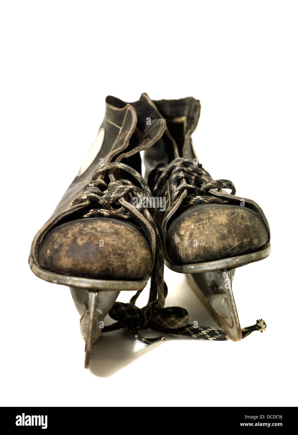 Vintage Ice skates Stock Photo - Alamy