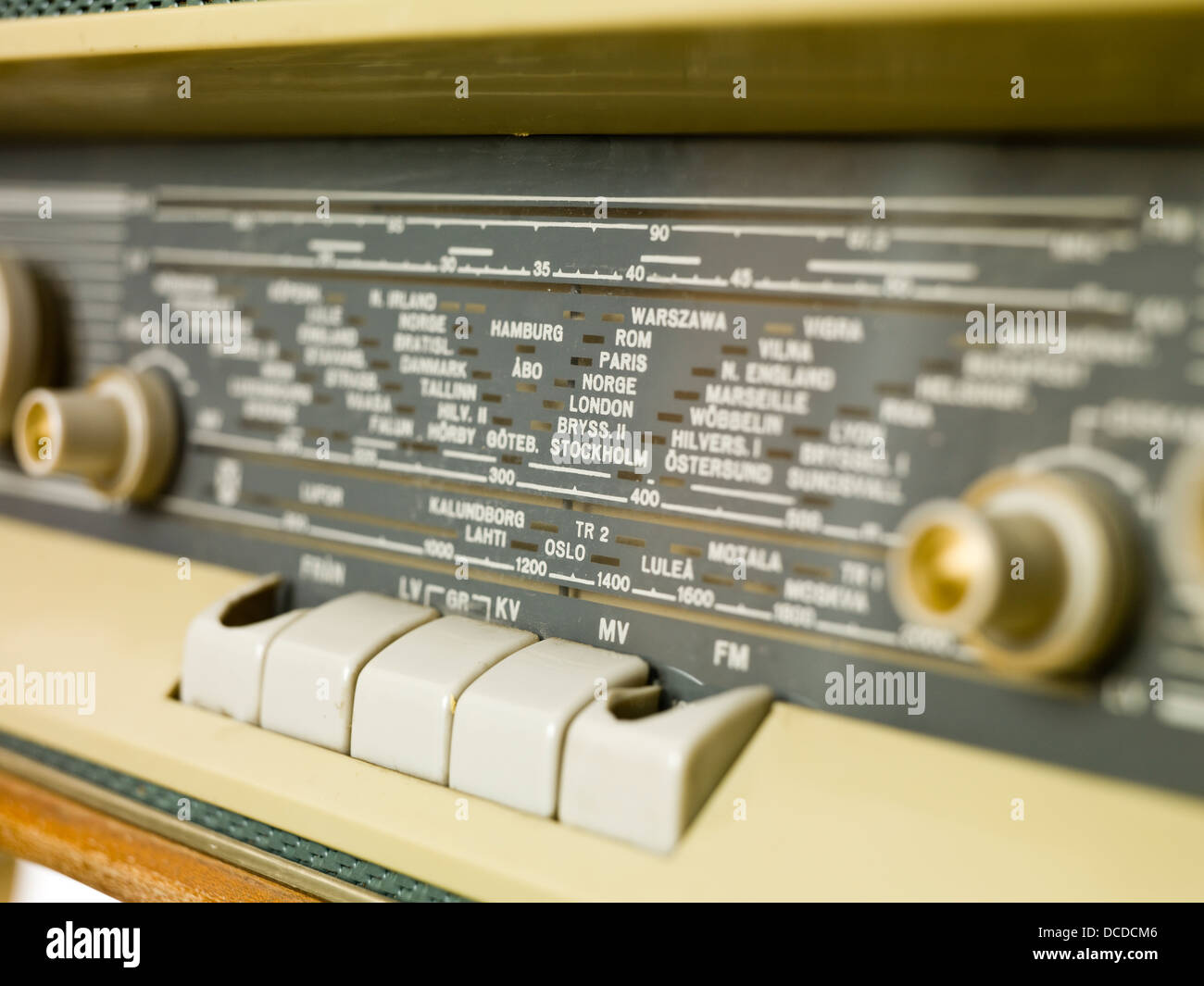 Vintage radio 1980 hi-res stock photography and images - Alamy