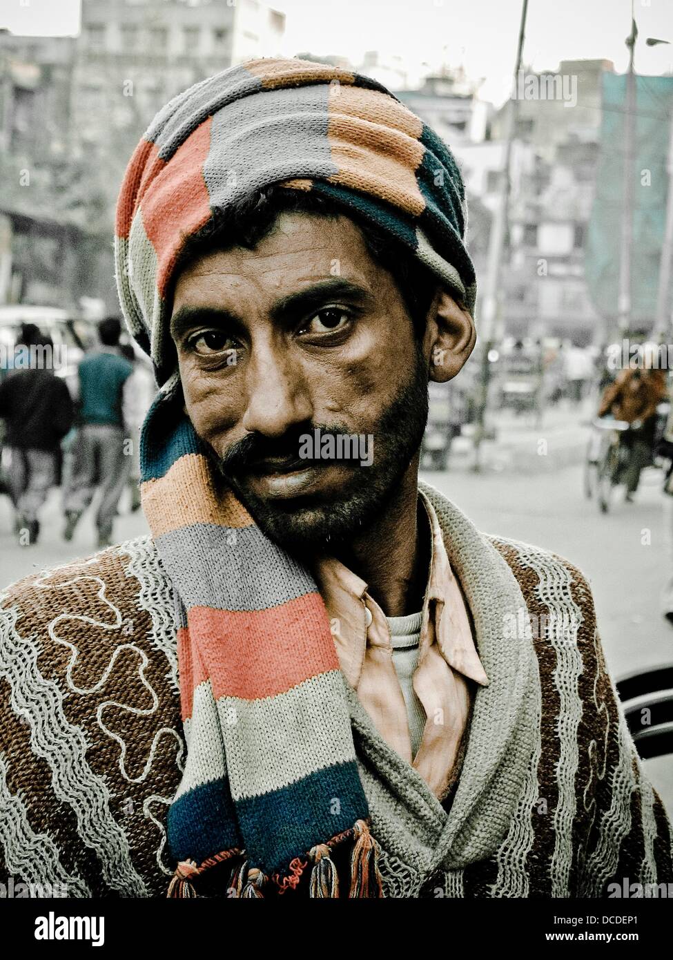 Rickshaw Driver. Old Delhi. India Stock Photo - Alamy
