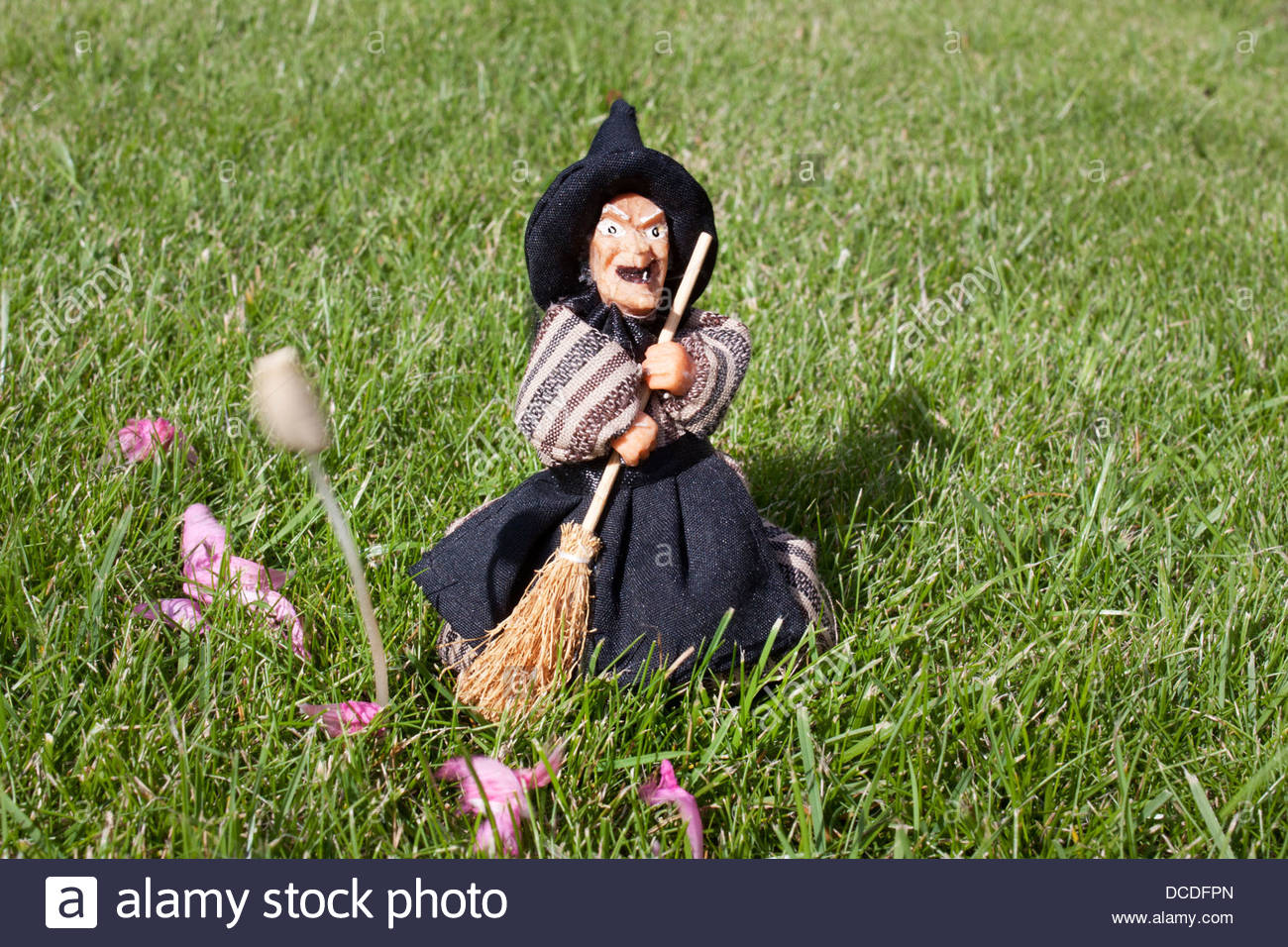 Witch On A Broomstick Stock Photos & Witch On A Broomstick Stock Images ...