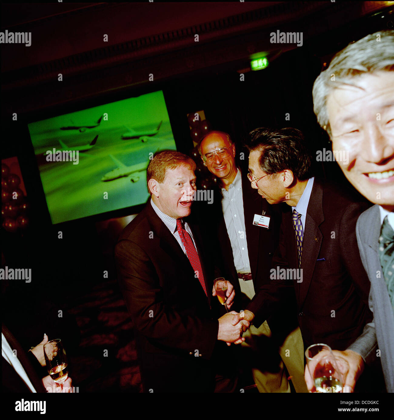 Boeing executives meet Korean Airlines officials at an evening event ...