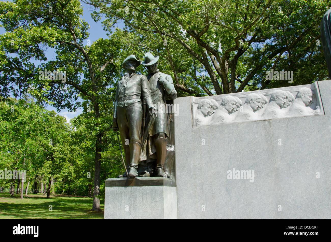 Tennessee, Shiloh National Military Park. Civil War Confederate ...