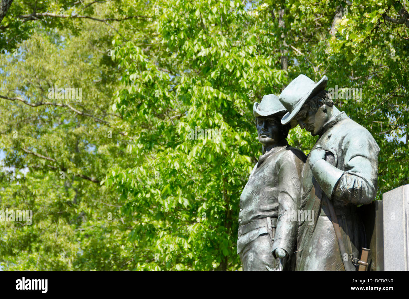 Tennessee, Shiloh National Military Park. Civil War Confederate ...