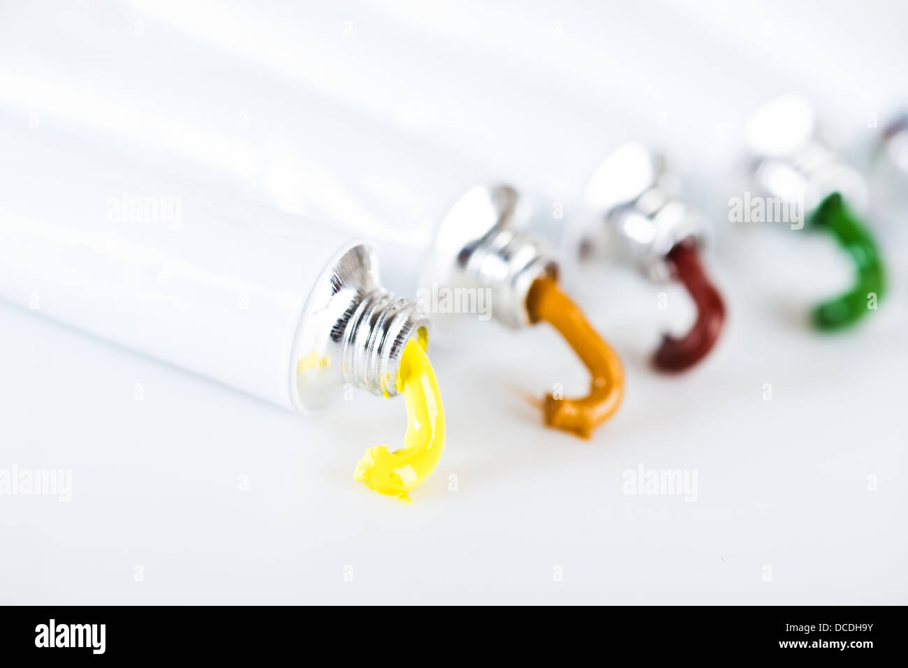 Color Paint tubes Stock Photo - Alamy