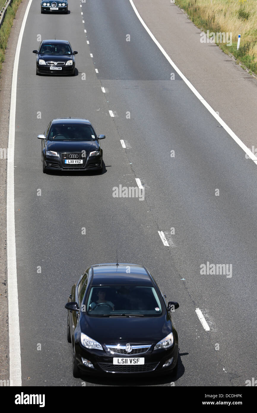 Drivers on the M11 in Cambridgeshire were spotted lane-hogging but from ...