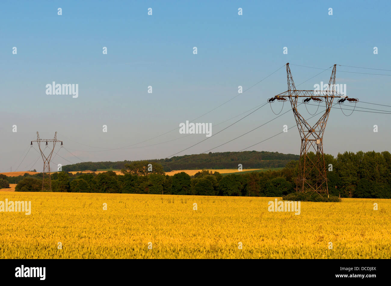 High voltage pole Stock Photo - Alamy