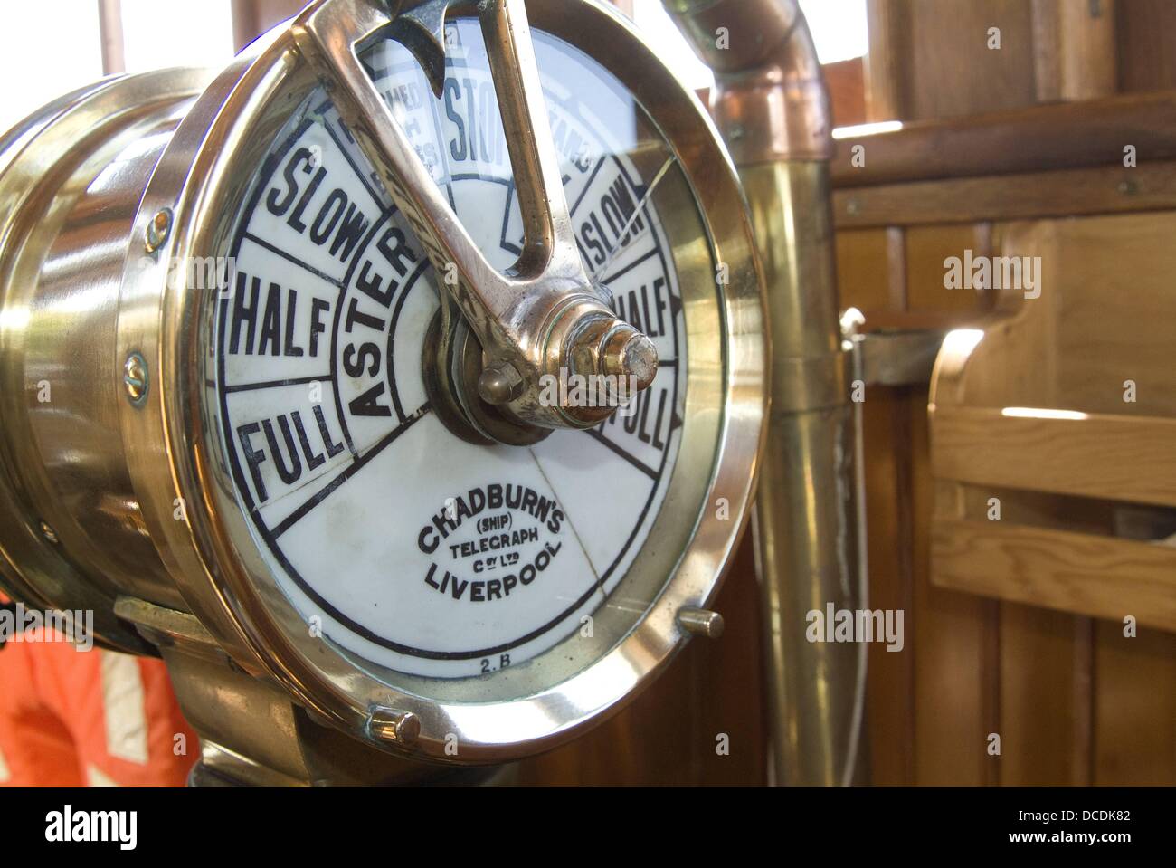 Engine order telegraph Stock Photo - Alamy