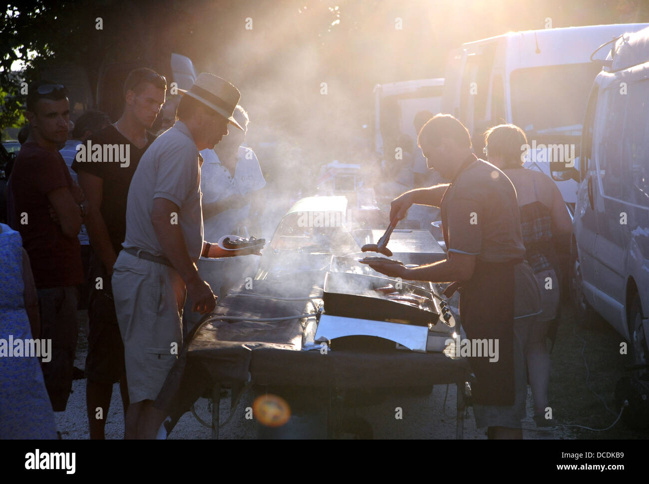 Barbecue stall hi-res stock photography and images - Alamy