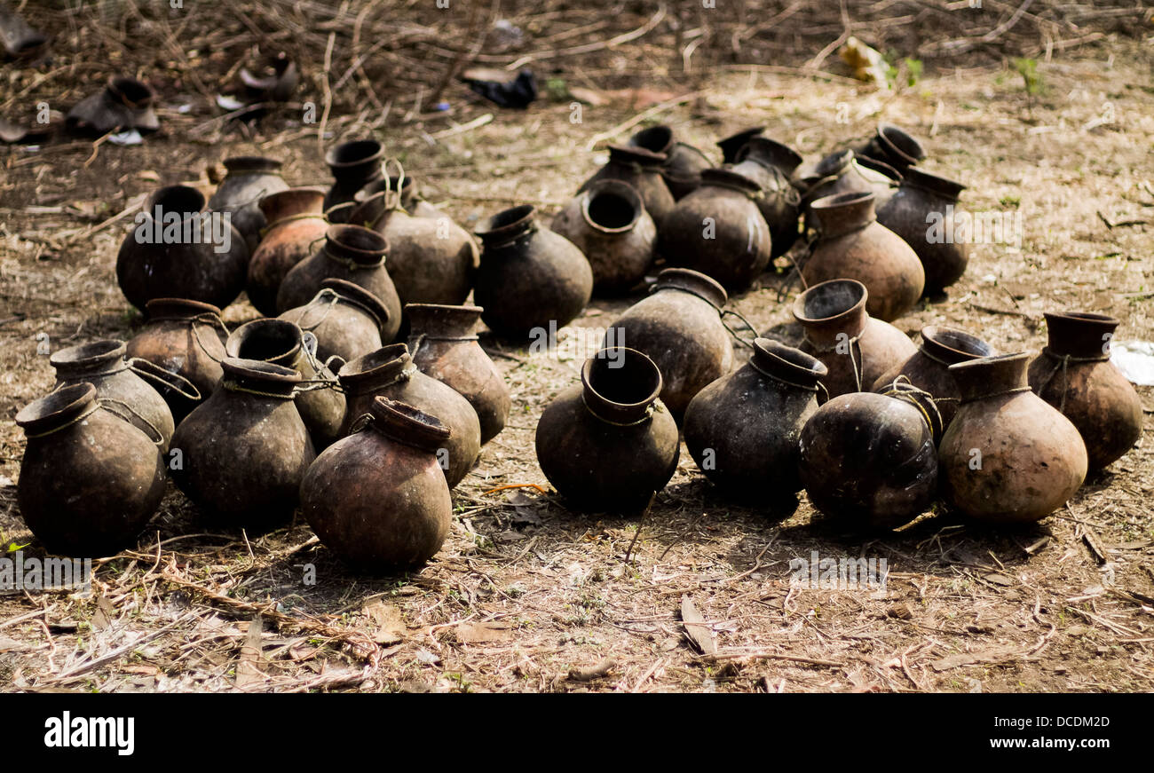 Drying pots hi-res stock photography and images - Alamy