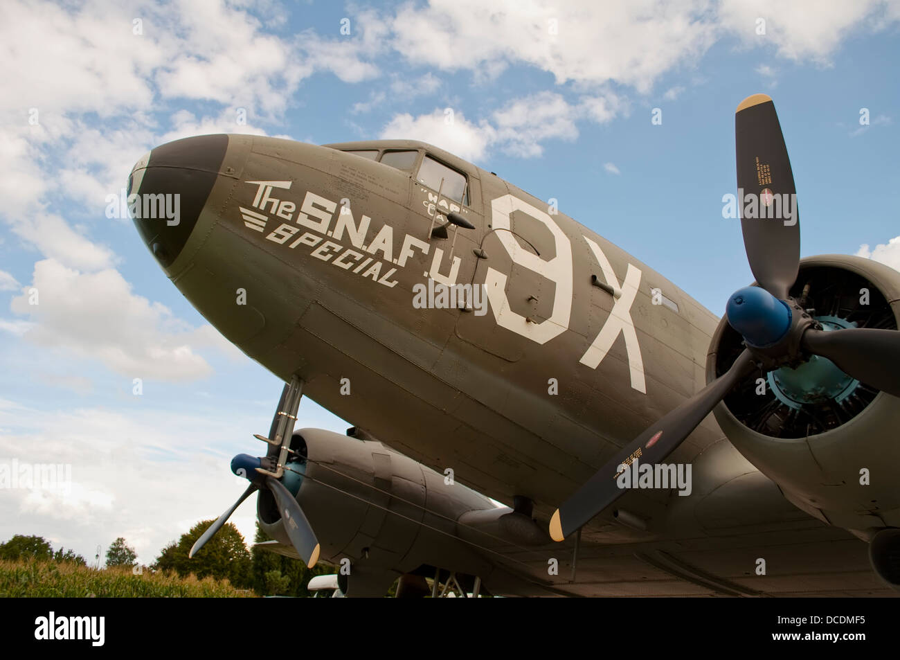 Old war plane Stock Photo - Alamy