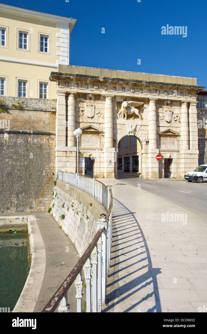 The land gate in the walled city of zadar hi-res stock photography and ...