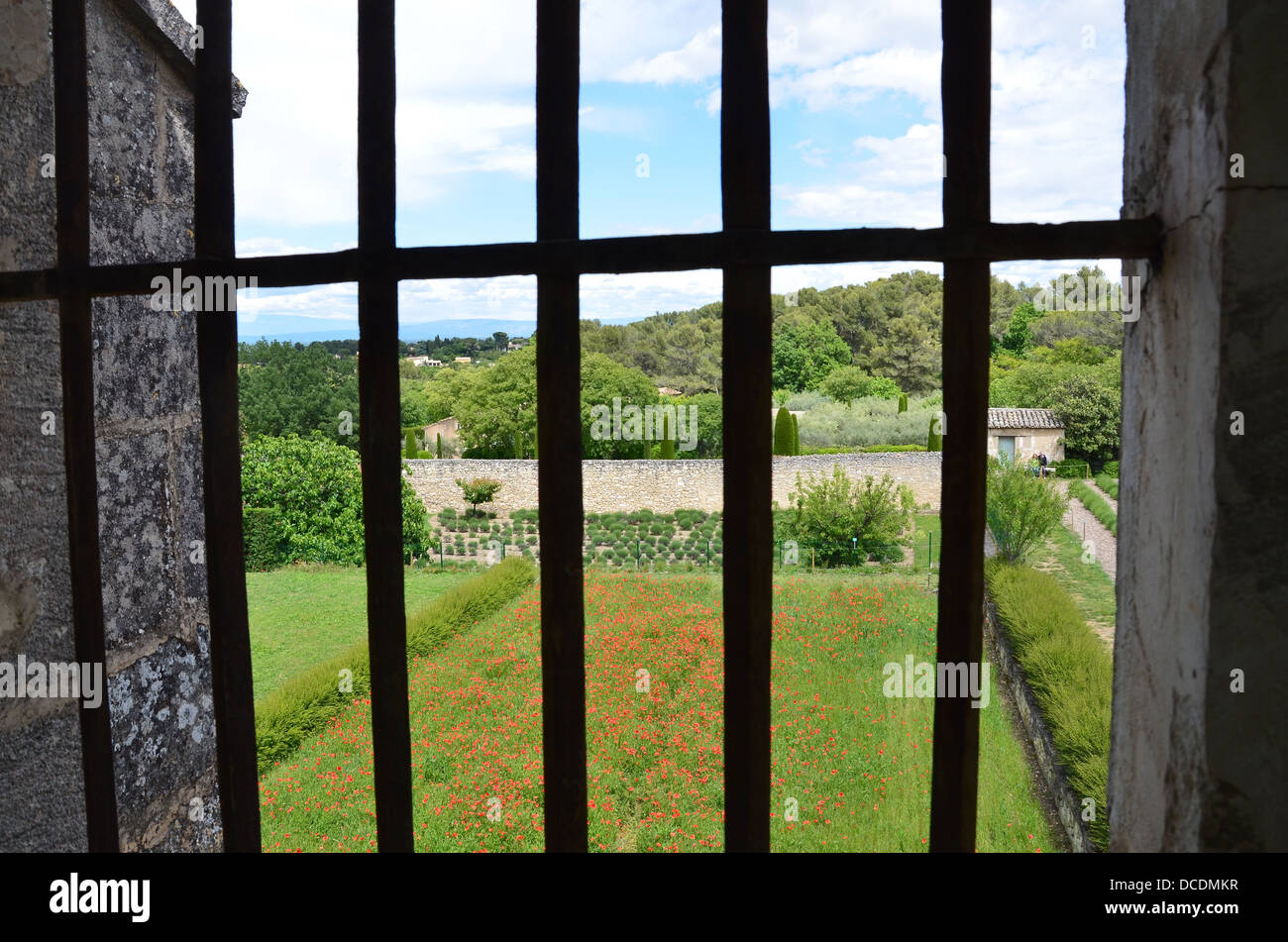 Saint Paul-de-Mausole, St. Remy Provence France Vincent van Gogh view ...