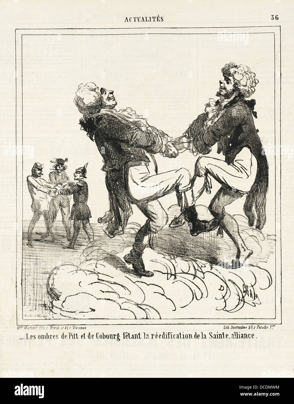 This artwork commemorates the reconstruction of the Holy Alliance ...