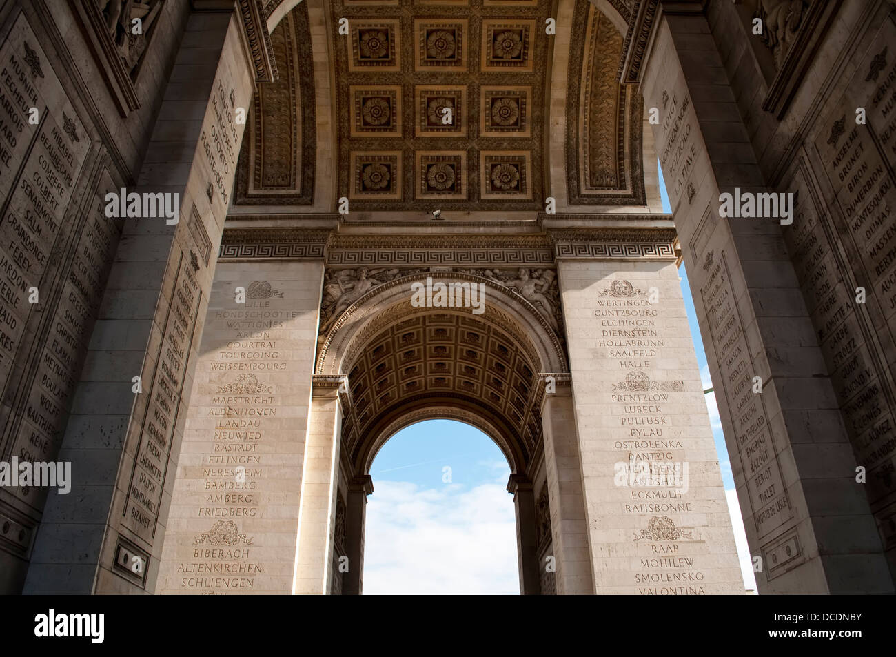 Arch of triumph of Paris Stock Photo - Alamy
