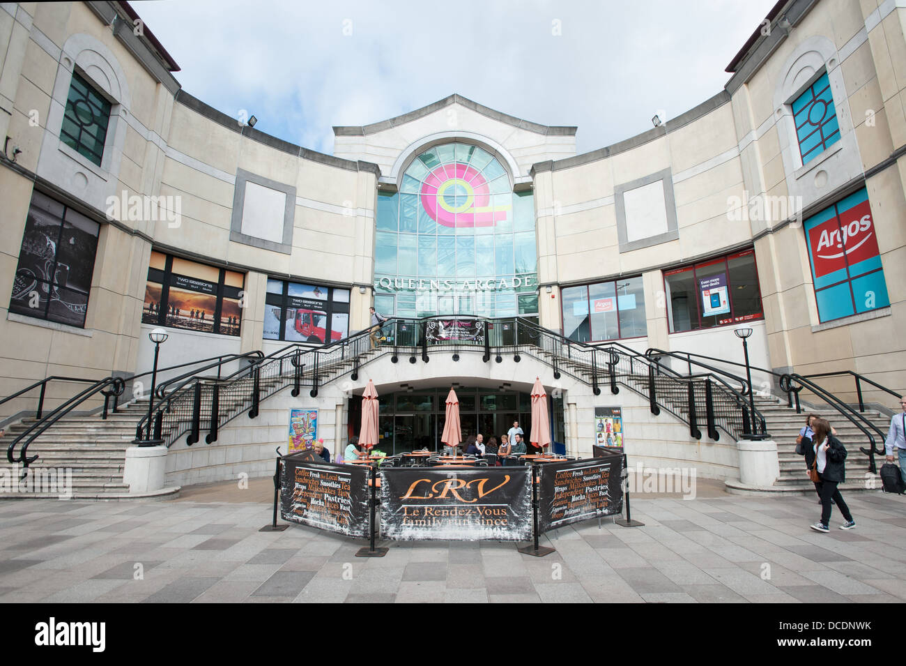 Queens Centre. Cardiff Stock Photo - Alamy