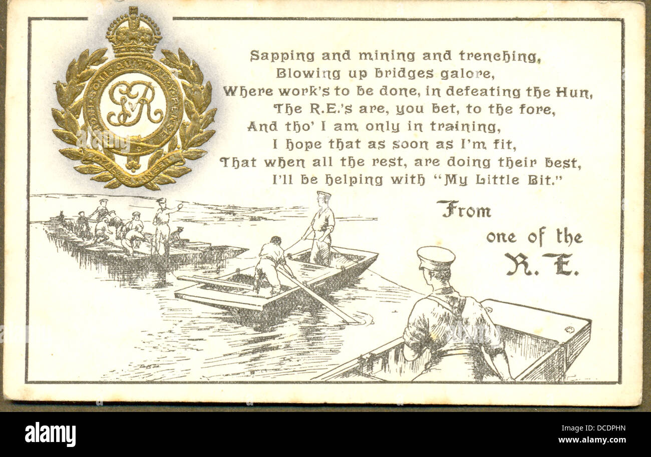 Royal engineers ww1 hi-res stock photography and images - Alamy