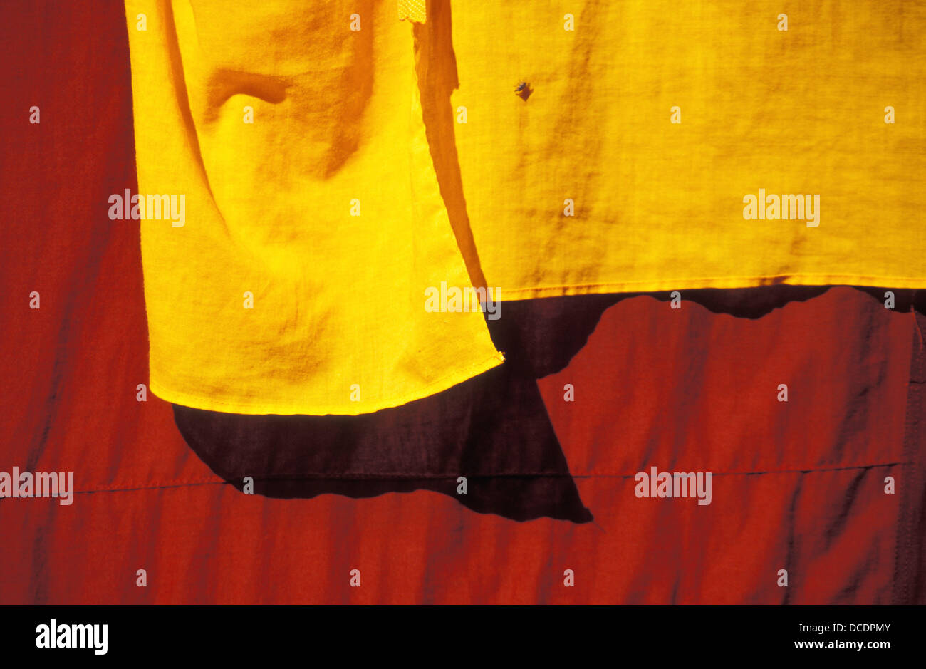 Detail of Buddhist monks cowl. Myanmar Stock Photo - Alamy