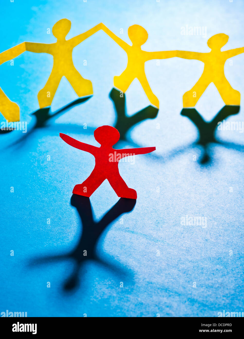 Paper chain people diversity hi-res stock photography and images - Alamy