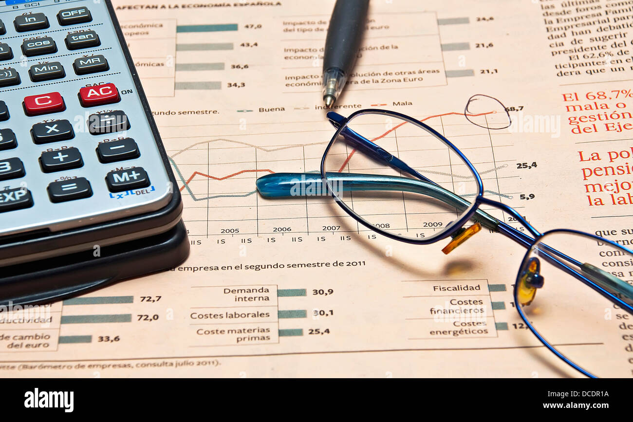 Background of economy Stock Photo - Alamy