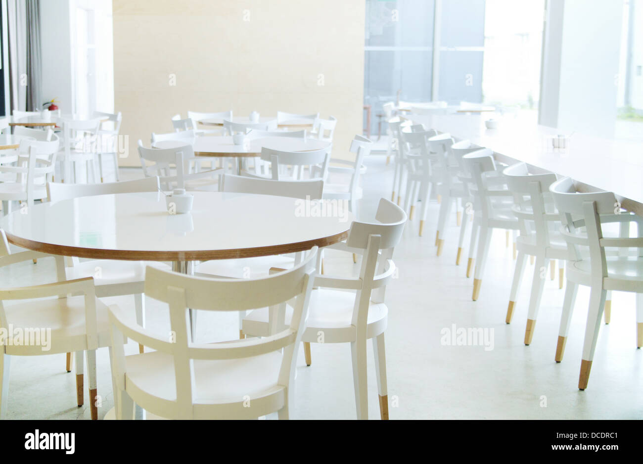 White furniture in really bright room Stock Photo - Alamy