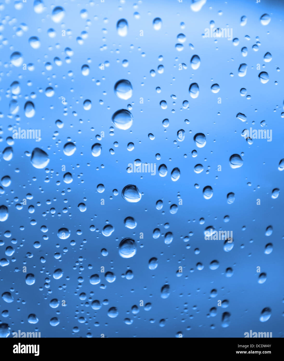 Waterdrops on a glass Stock Photo - Alamy