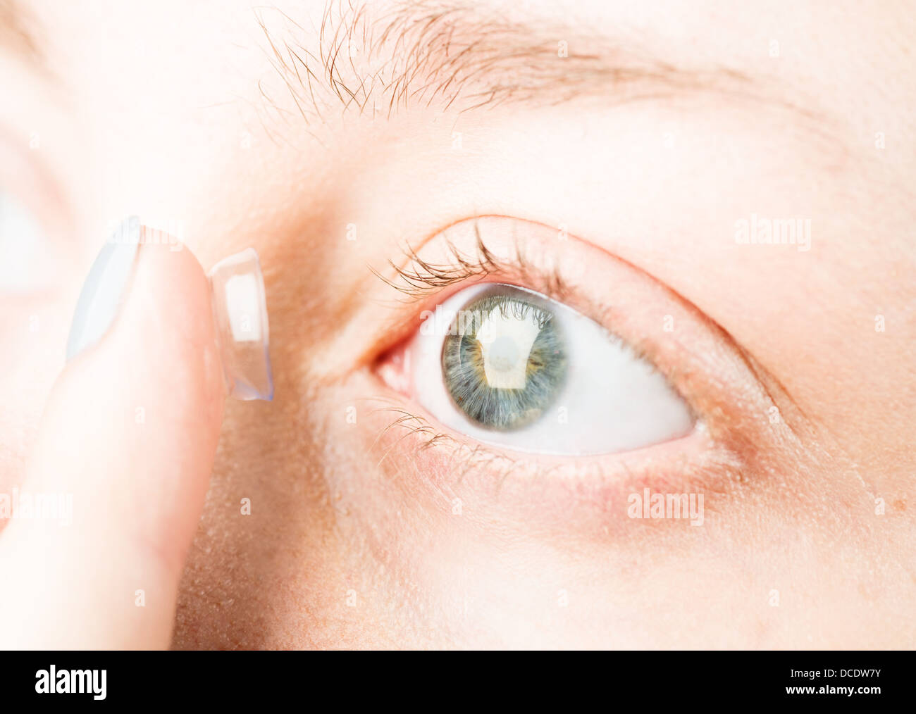 Beautiful human eye contact lens hi-res stock photography and images ...