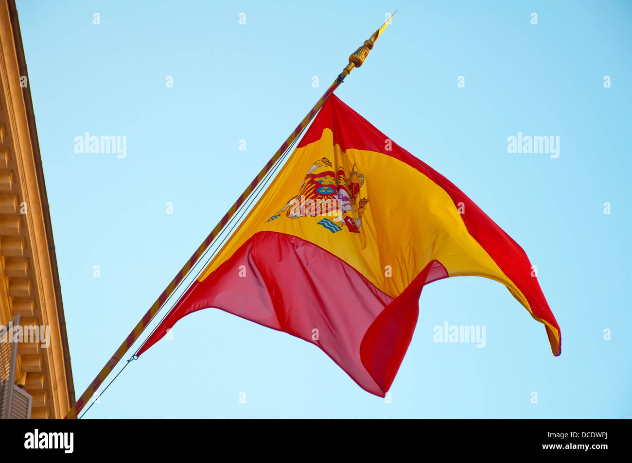 Satin texture spanish flag hi-res stock photography and images - Alamy