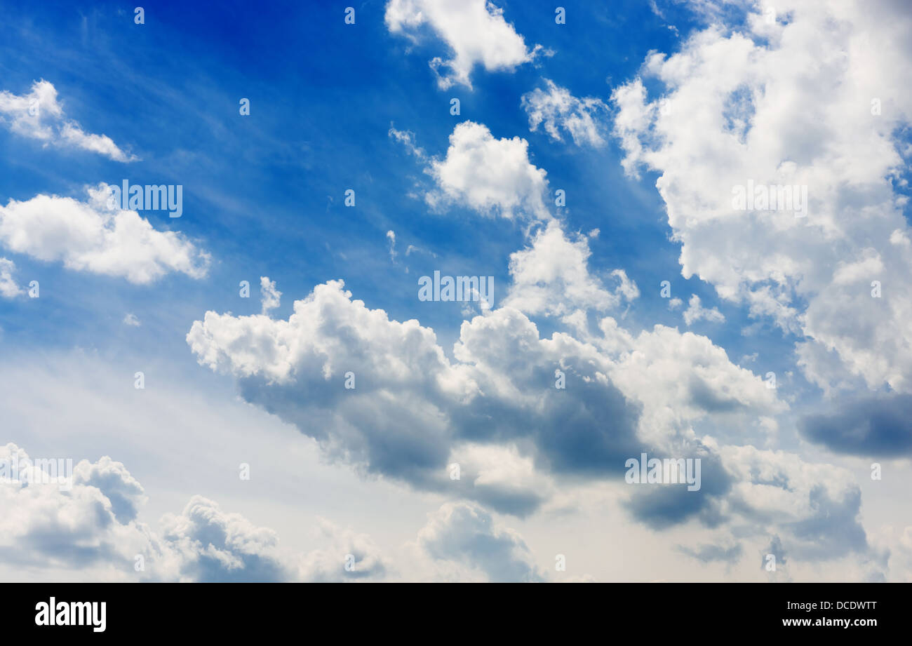 blue sky with clouds Stock Photo - Alamy