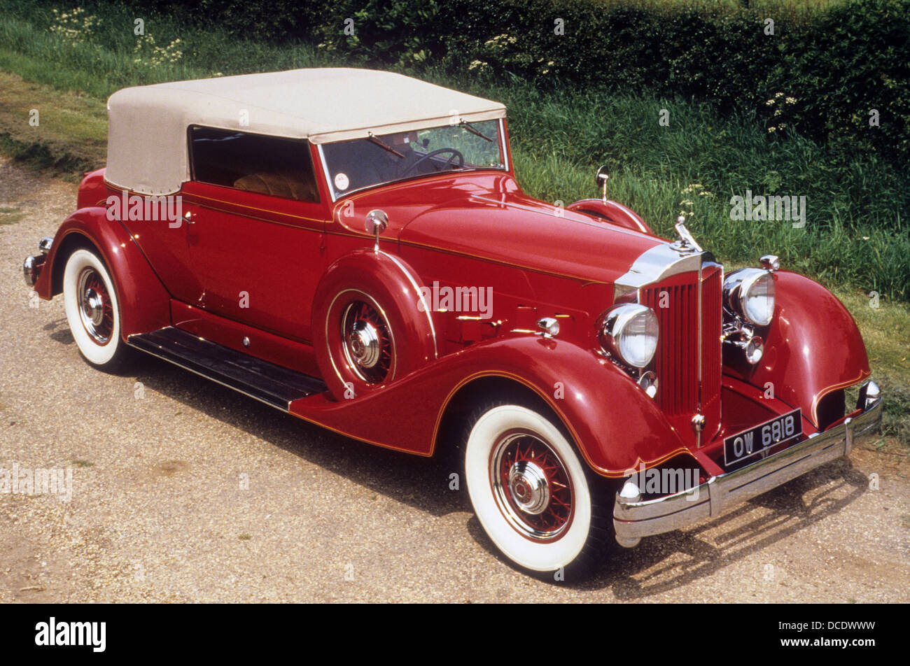 1932 PACKARD V12 Stock Photo - Alamy