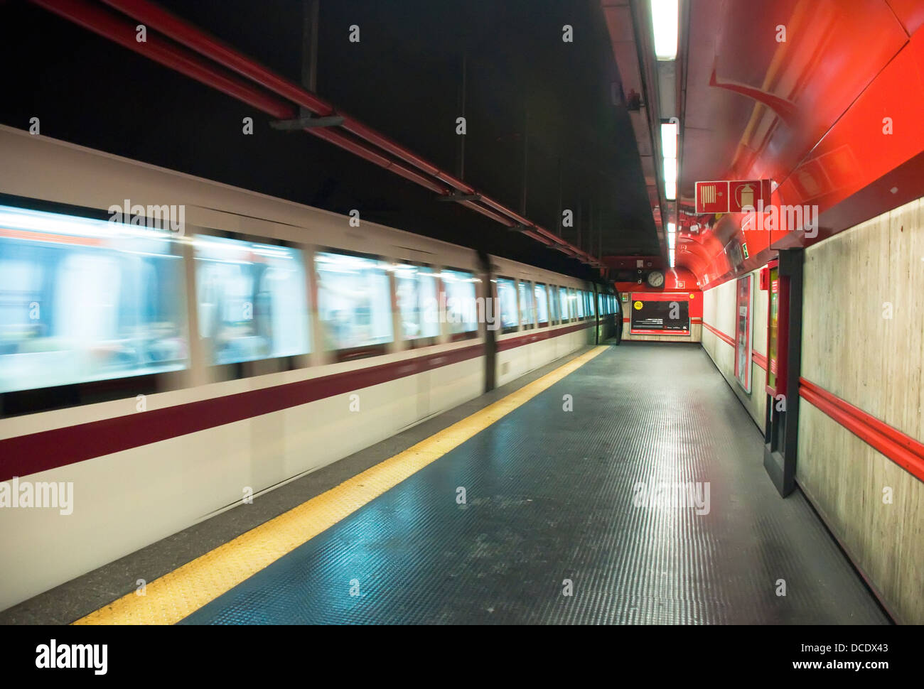 Metro on the go Stock Photo - Alamy