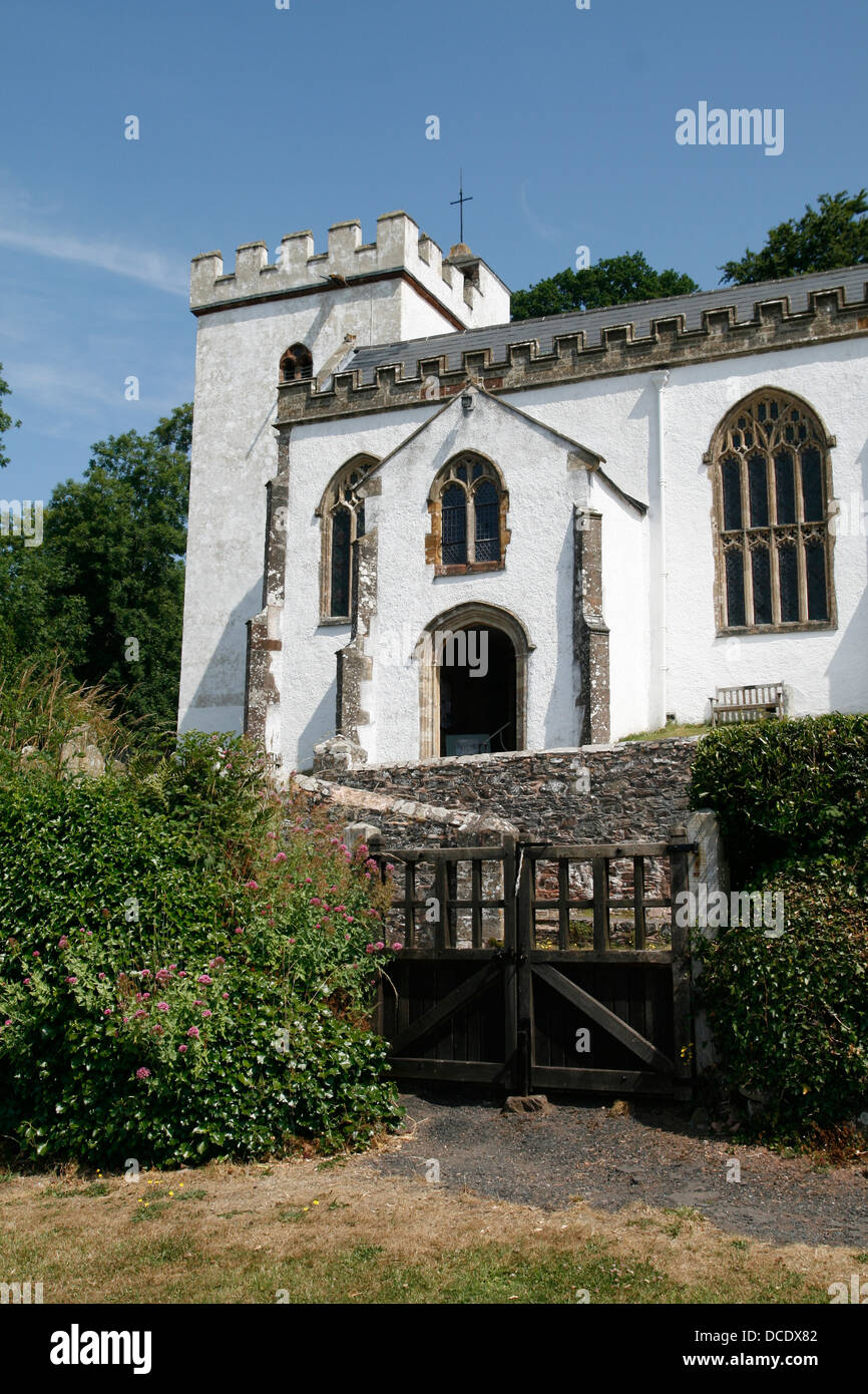 All Saints church Selworthy Somerset England UK Stock Photo - Alamy