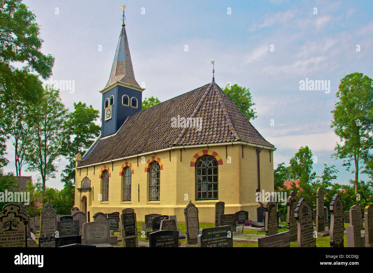 Ferwoude Church Friesland Holland Stock Photo - Alamy