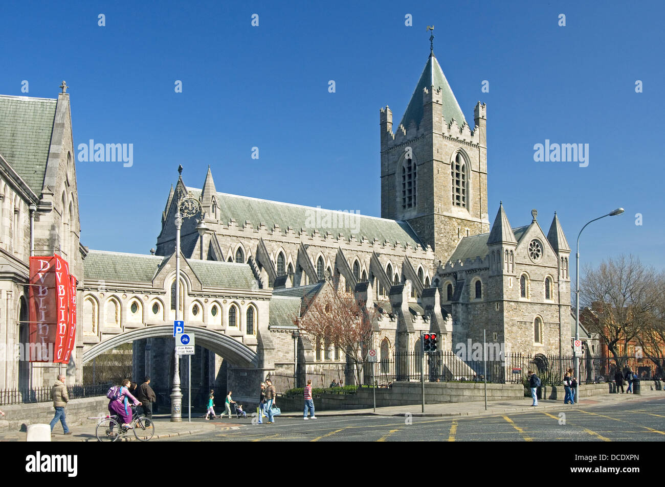 The Church of Ireland Cathedral of Christ Church in Dublin Ireland ...